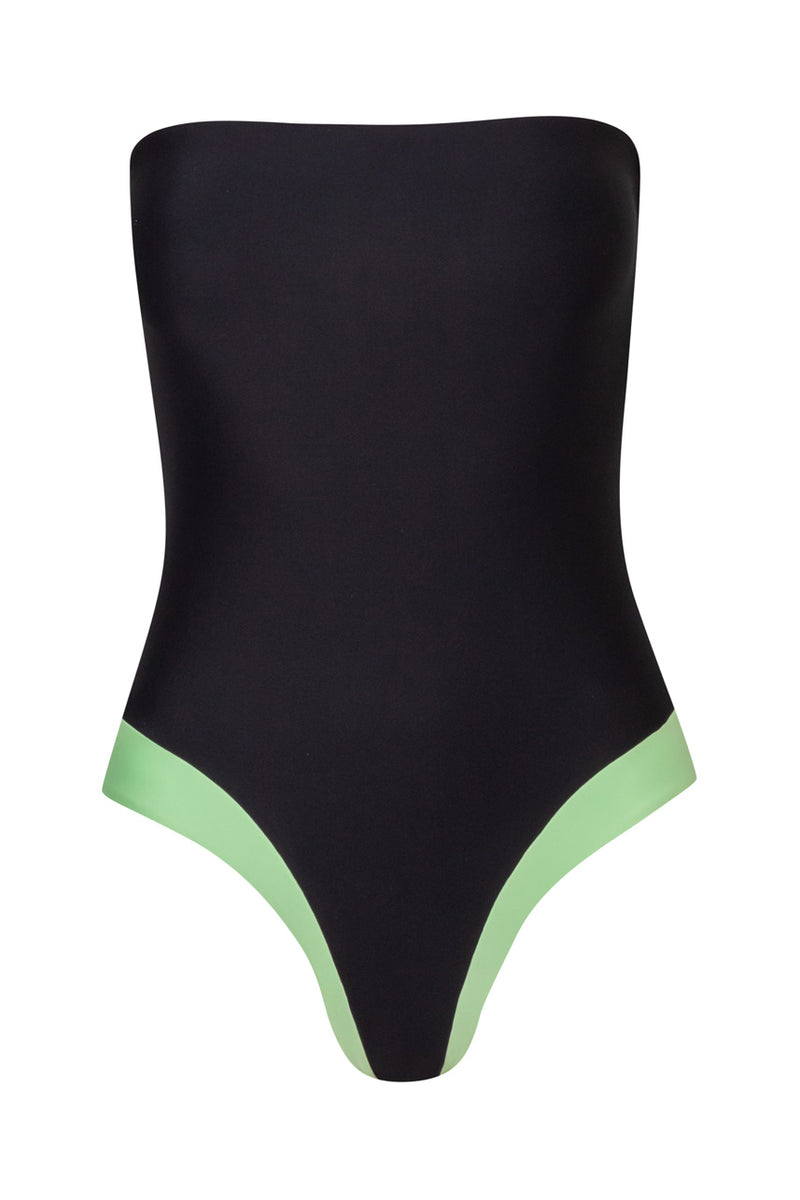 Lime Eclipse Ember One Piece – Mola Mola Beachwear